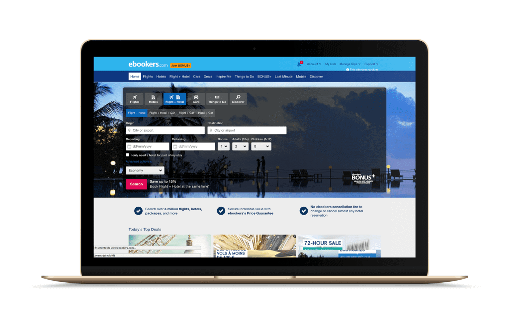 Channel Manager eBookers - Conexión Directa Con eviivo suite