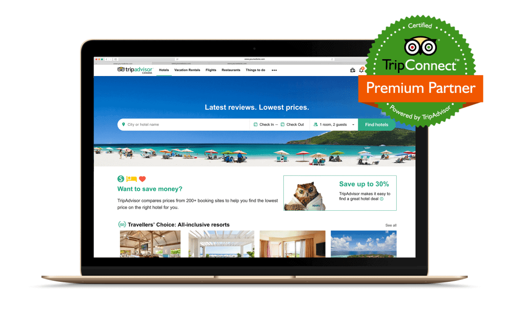 Tripadvisor Channel Manager - Connexion directe à Tripadvisor | eviivo